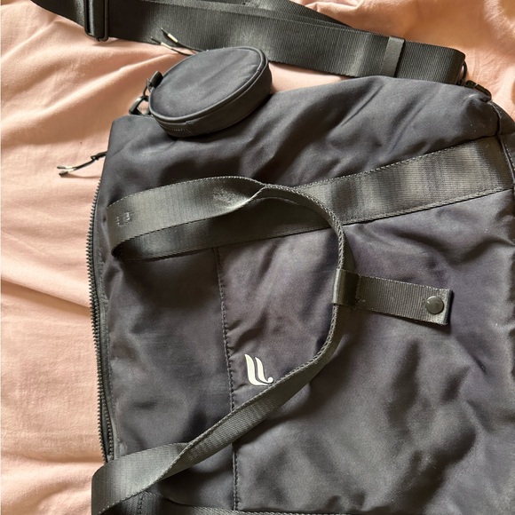 Fabletics | Bags | Fabletics Black Tote Bag Sleek Modern Design | Poshmark
